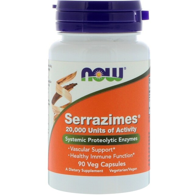 Отзывы (101) Serrazimes, 90 Veg Capsules, как принимать, где купить