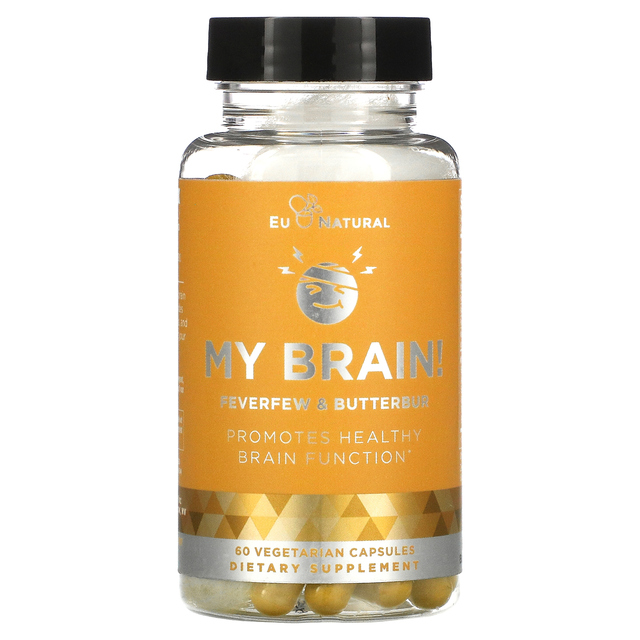 Отзывы (53) My Brain!, Feverfew & Butterbur, 60 Vegetarian Capsules ...