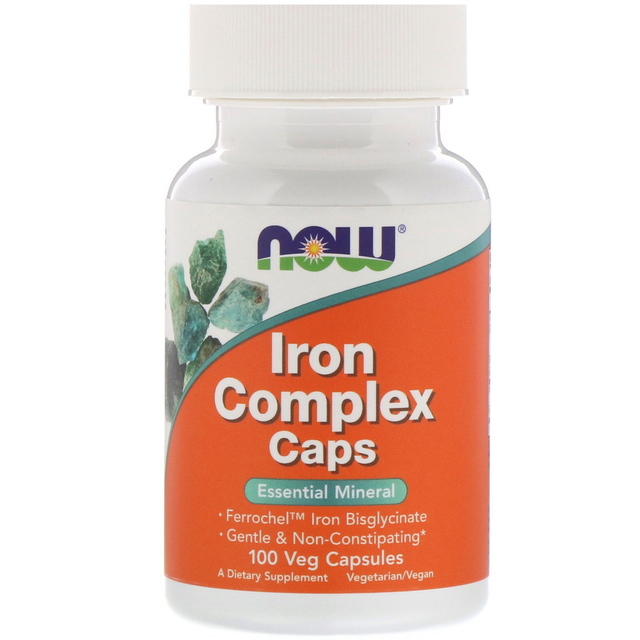 Отзывы (200) Iron Complex Caps, 100 Veg Capsules, как принимать, где купить