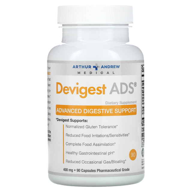 Отзывы (82) Devigest ADS, Advanced Digestive Support, 400 mg,90 ...